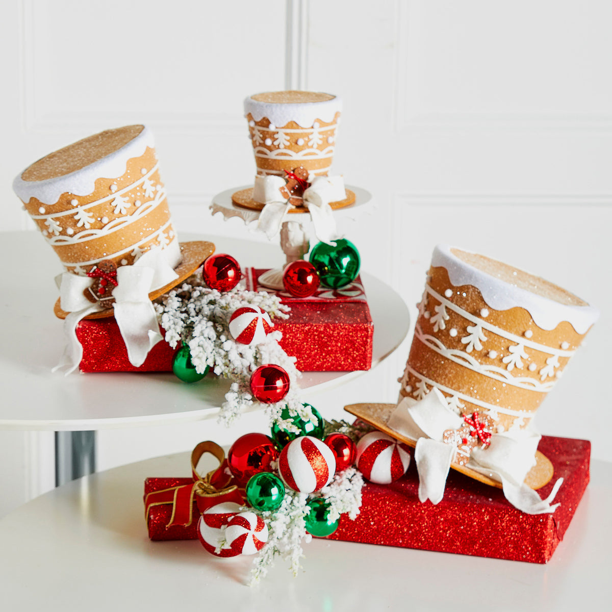 Gingerbread Top Hat Christmas Decoration – Nicholas and Co